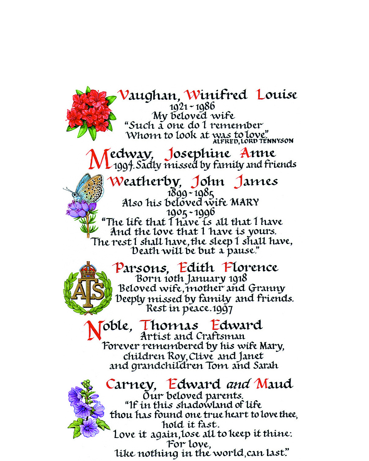 Memorials — ICCS - Islington and Camden Cemetery Services